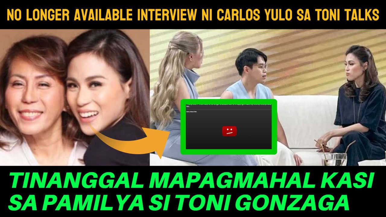 CARLOS YULO INTERVIEW SA TONI TALKS BINURA | TONI GONZAGA HINDI NATUWA ...