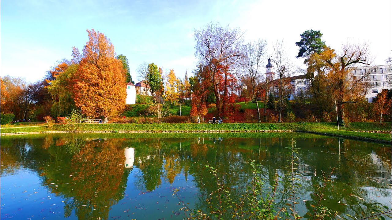 Laupheim Schlosspark 4K | Herbst hyperlapse - YouTube