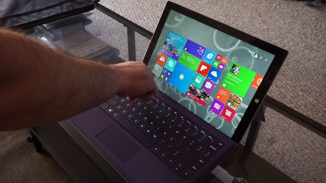 Old Surface Pro 3 Preview - YouTube