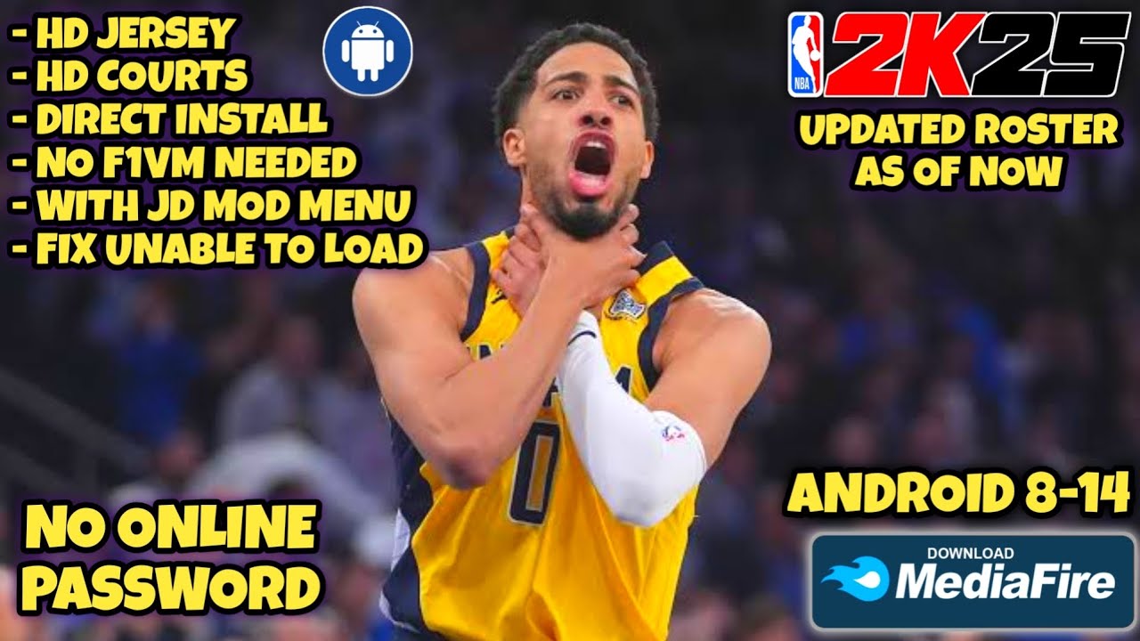 NBA2K20 to NBA2K25 Roster | Updated Sign/Trade w/ New Mod Menu | Pacers ...