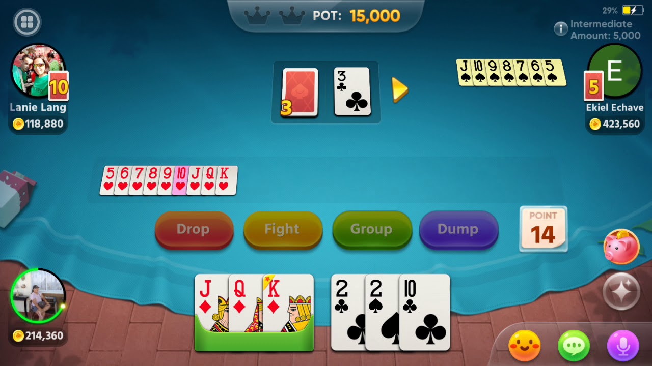 Tongits Go Beginner play with heart hehheh - YouTube