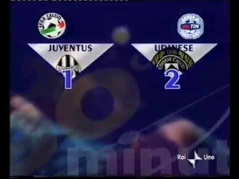 2000-01 (4a - 01-11-2000) Juventus-Udinese 1-2 [Sosa,Sosa,DelPiero(R)] Servizio 90°Minuto Rai1