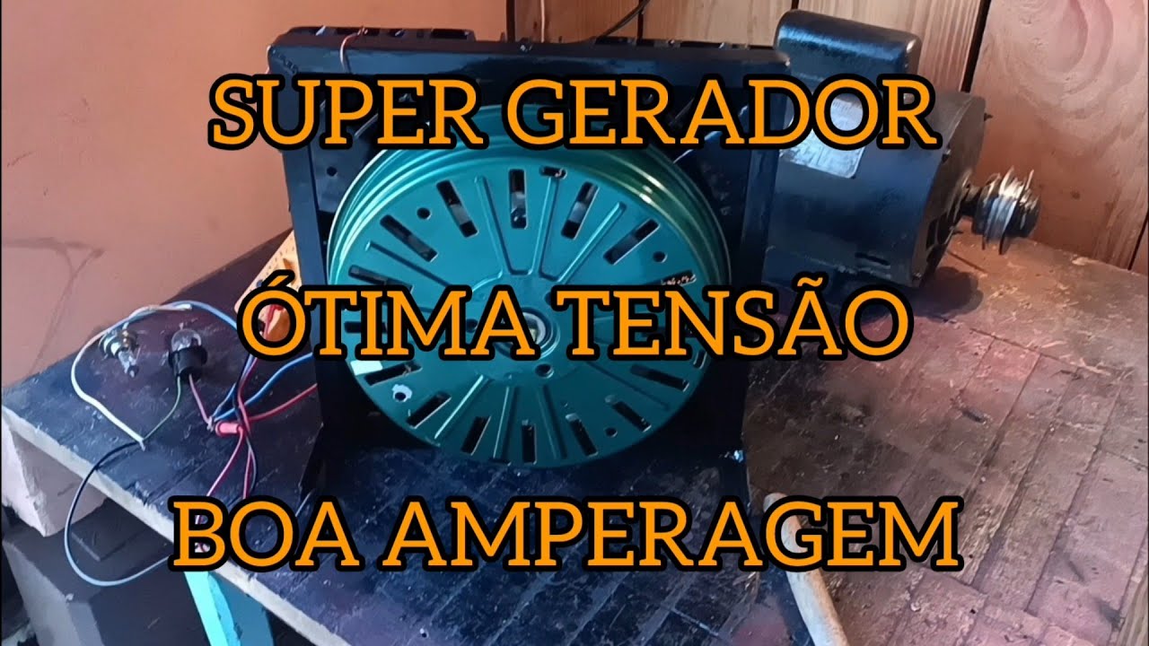 Super Gerador com Boa Tensão Ótima Amperagem - YouTube