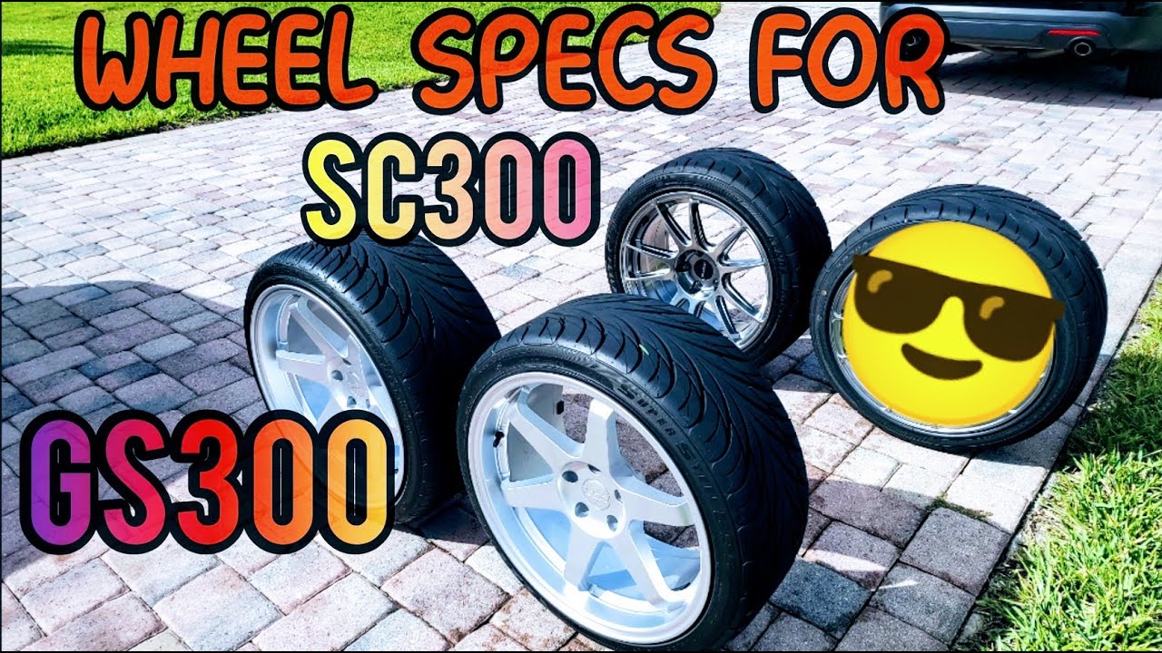 ESR WHEEL FITMENT SPECS FOR THE LEXUS SC300 AND GS300 - YouTube