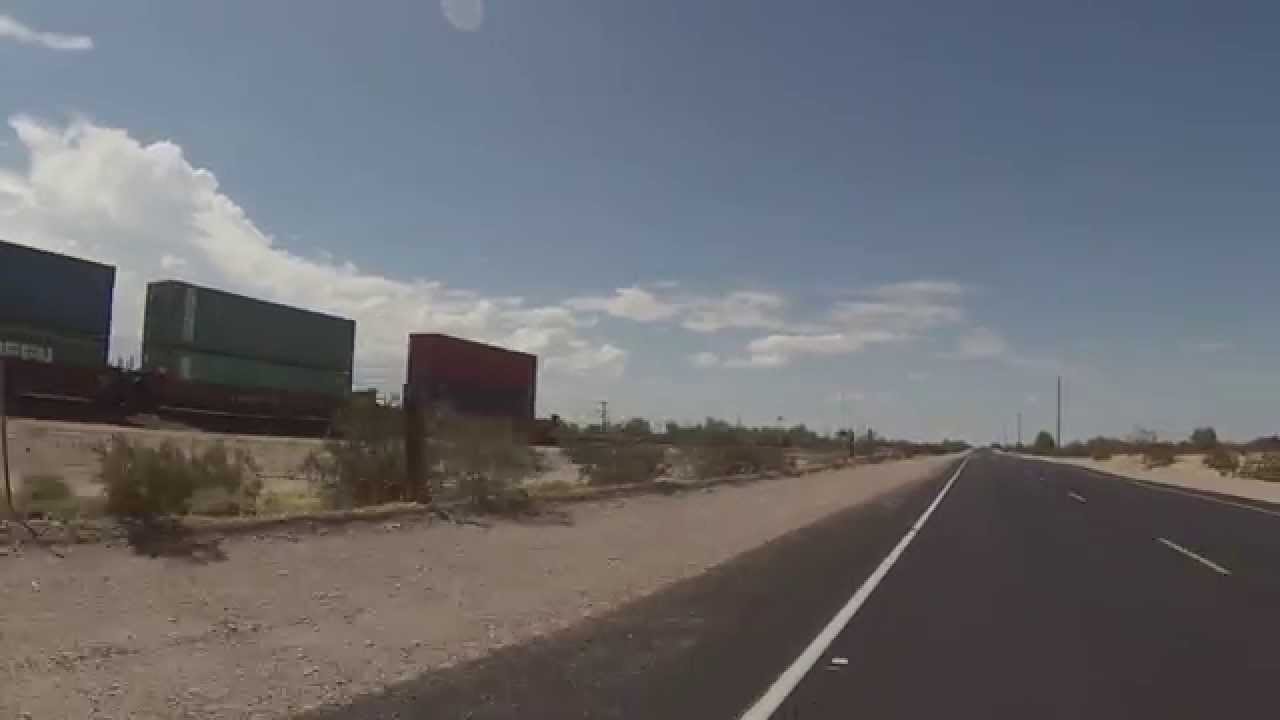Arizona State Route 238 Highway, "Dead Cow Road" following Southern ...