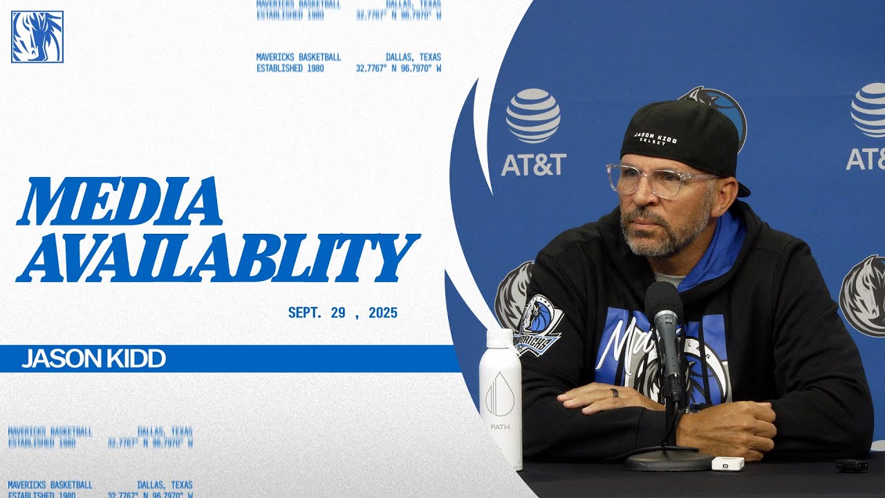 Jason Kidd | 25-26 Media Day Press Conference | 09/29/25 - YouTube