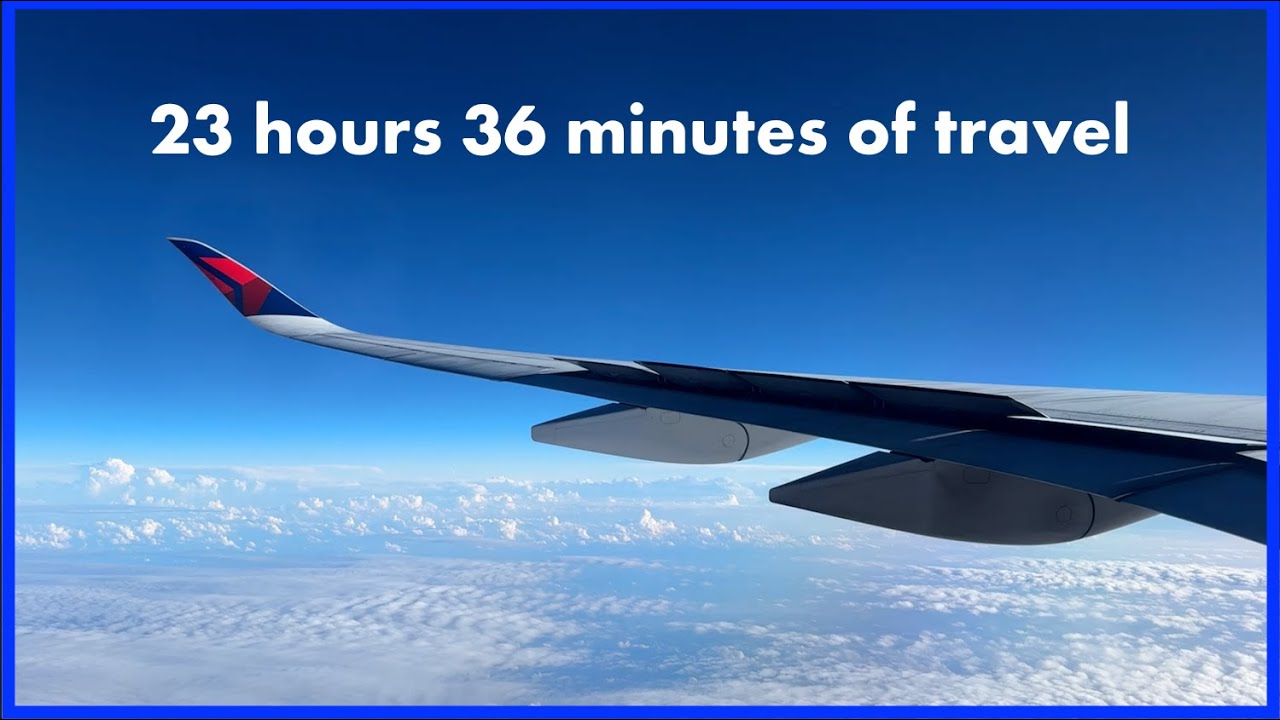 What 23 Hours of Holiday Travel Looks Like ︎ Delta 121 - Airbus A350 ...