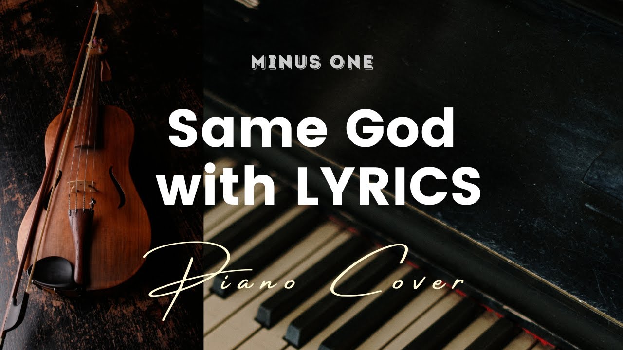 Same God by Elevation Worship - Key of A# - Karaoke - Minus One with ...