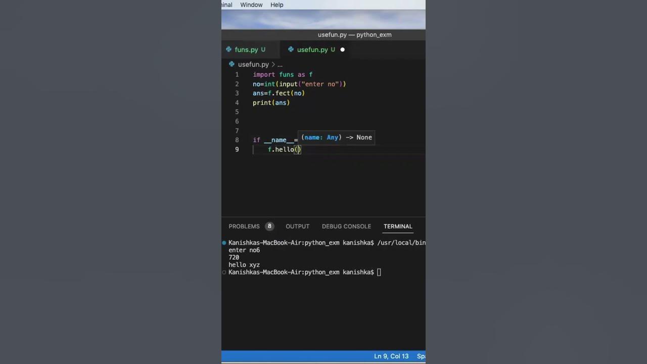 Autorun Function In Python Python Pythonprogramming Pythonfunctions Pythontricks Youtube