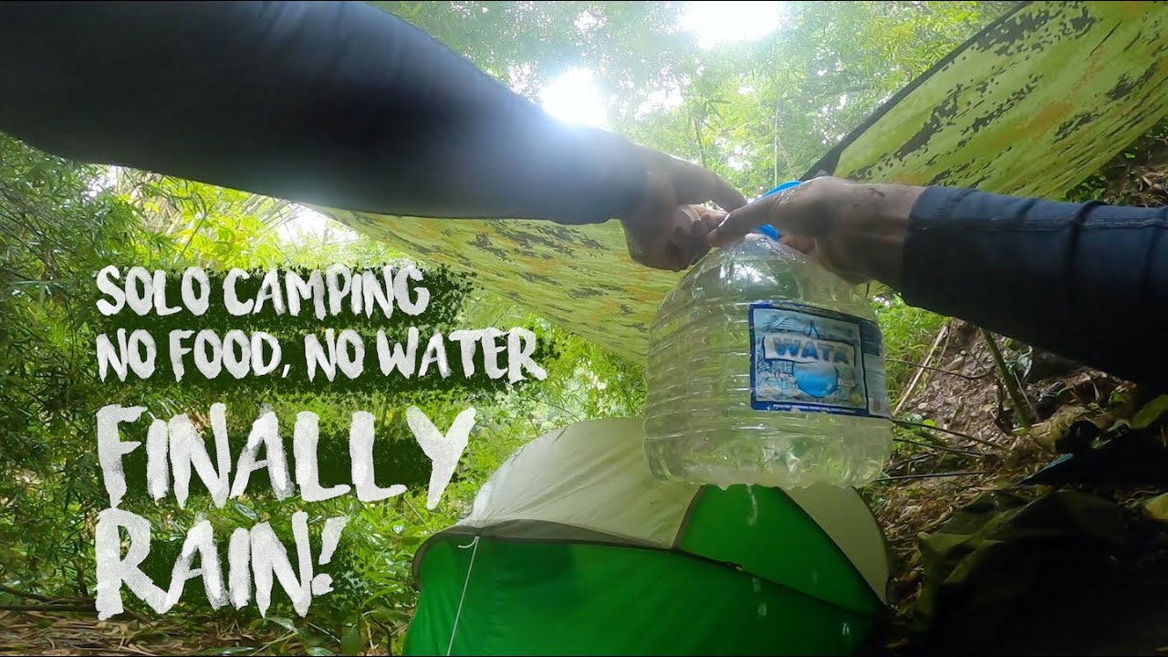 2 Days Solo Camping (NO FOOD, NO WATER) in the Jungle EP1 - YouTube