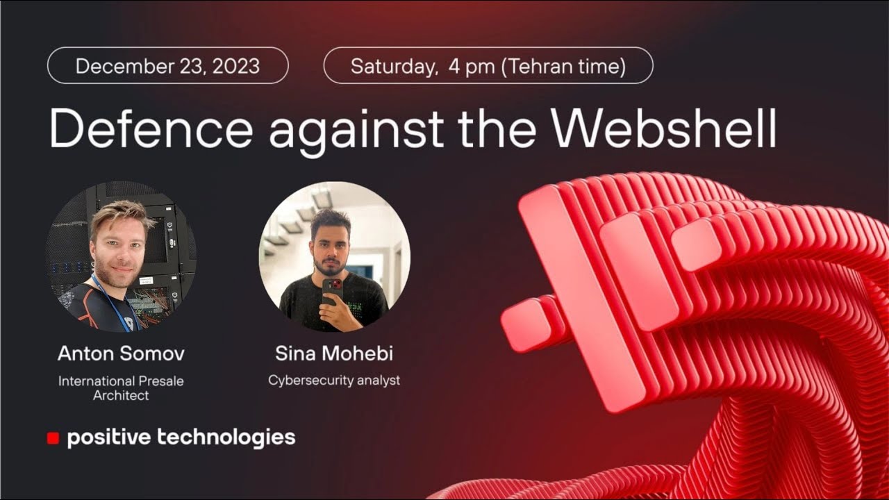 Defence against the Web shell webinar - YouTube