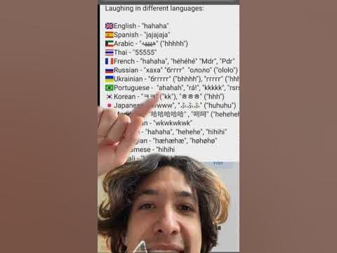 Laughing in different languages 😂 #laughing #memes #languages - YouTube