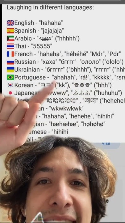 Laughing in different languages 😂 #laughing #memes #languages - YouTube