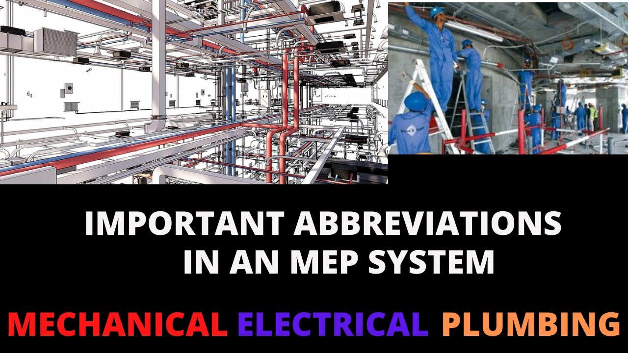 MEP System | Important Abbreviations | Quantity Surveyor | Knowledge ...