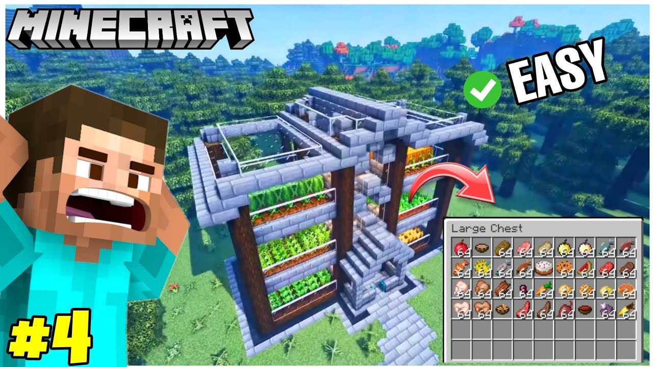 I BUILD ULTIMATE FOOD FARM II MINECRAFT SURVIVAL II MINECRAFT SURVIVAL ...