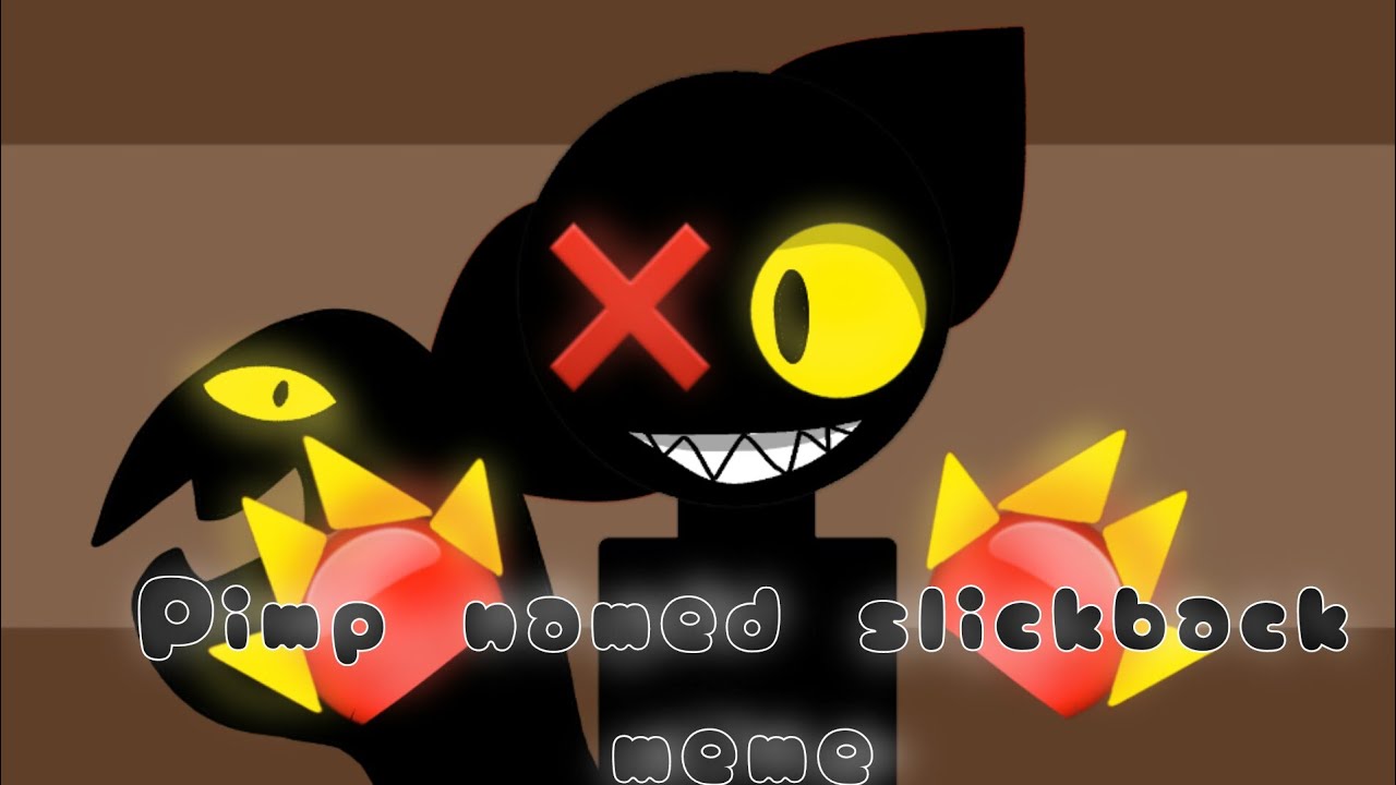 A pimp named slickback meme (X Cat)[Oc] Emoji cat+ ⚠Flash warning⚠ ...