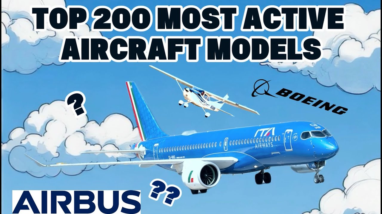 Top 200 Most Active Aircraft Models (2026) — Can You Guess #1? - YouTube