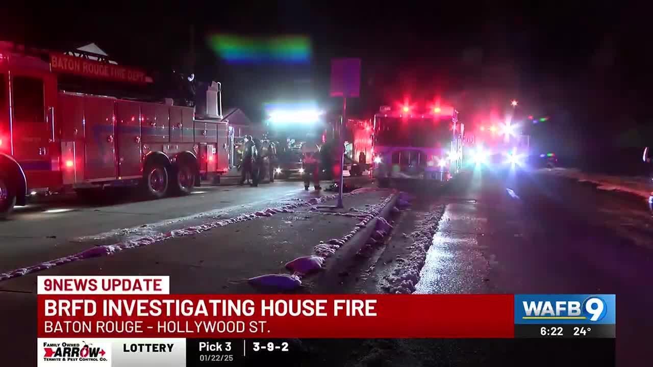BRFD investigating house fire on Hollywood Street - YouTube