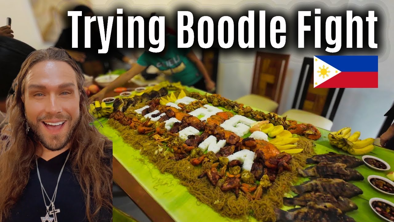 Amazing Boodle Fight in the Philippines!!! - YouTube