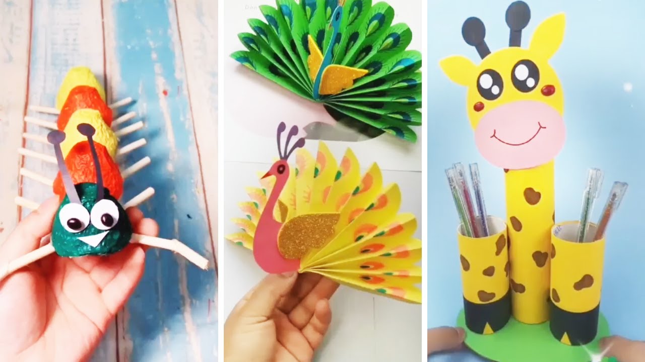 How To Make a 3d Insects Paper Craft Ideas For Kids / DIY Craft Idea ...