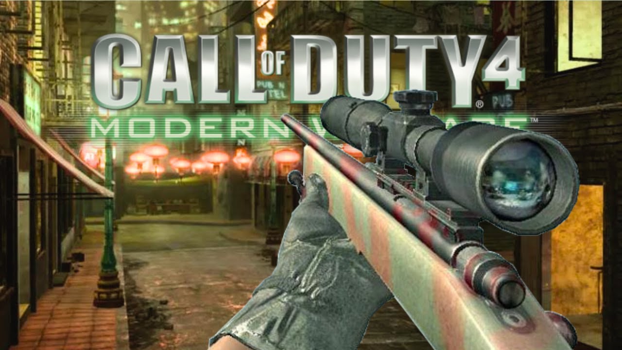 M40A3 Sniping on Chinatown: Call of Duty 4 Multiplayer Gameplay - YouTube