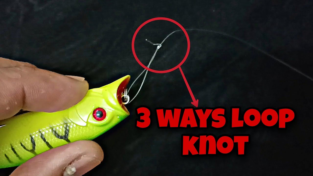 "The 3 ways loop knot for lure popper and minnow you must know" - YouTube