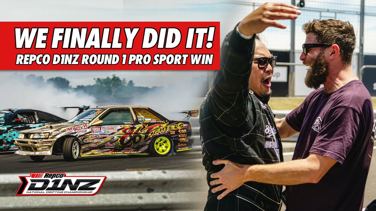 ROUND 1 WIN! - D1NZ Pro-Sport New Zealand Drift Championship - YouTube