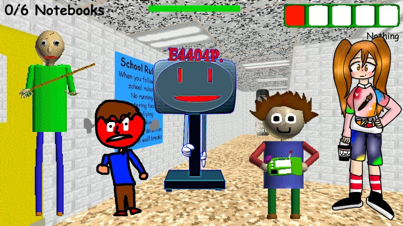 BBCCS 2: The Unpredictable School (Baldi's Basics Mod) - YouTube