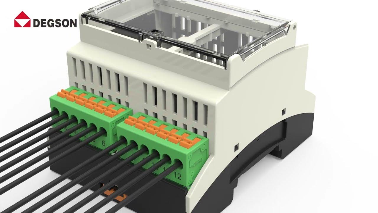 PCB terminal blocks with Innovative PUSH-SNAP technology - YouTube