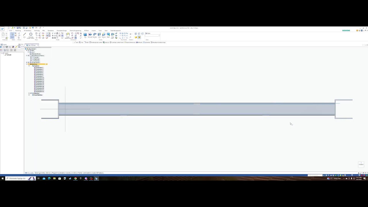 Modeling go kart in solid edge; Part 3 - YouTube