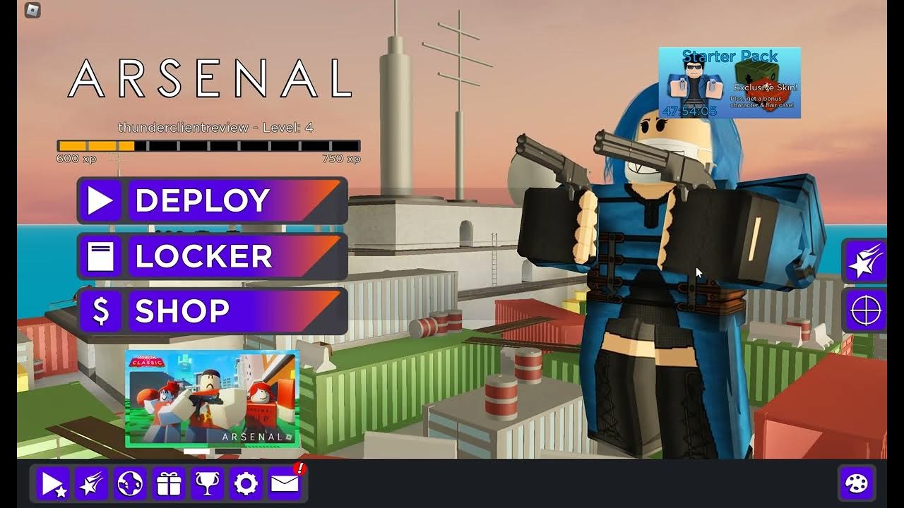 best script arsenal thunder client solara version - YouTube