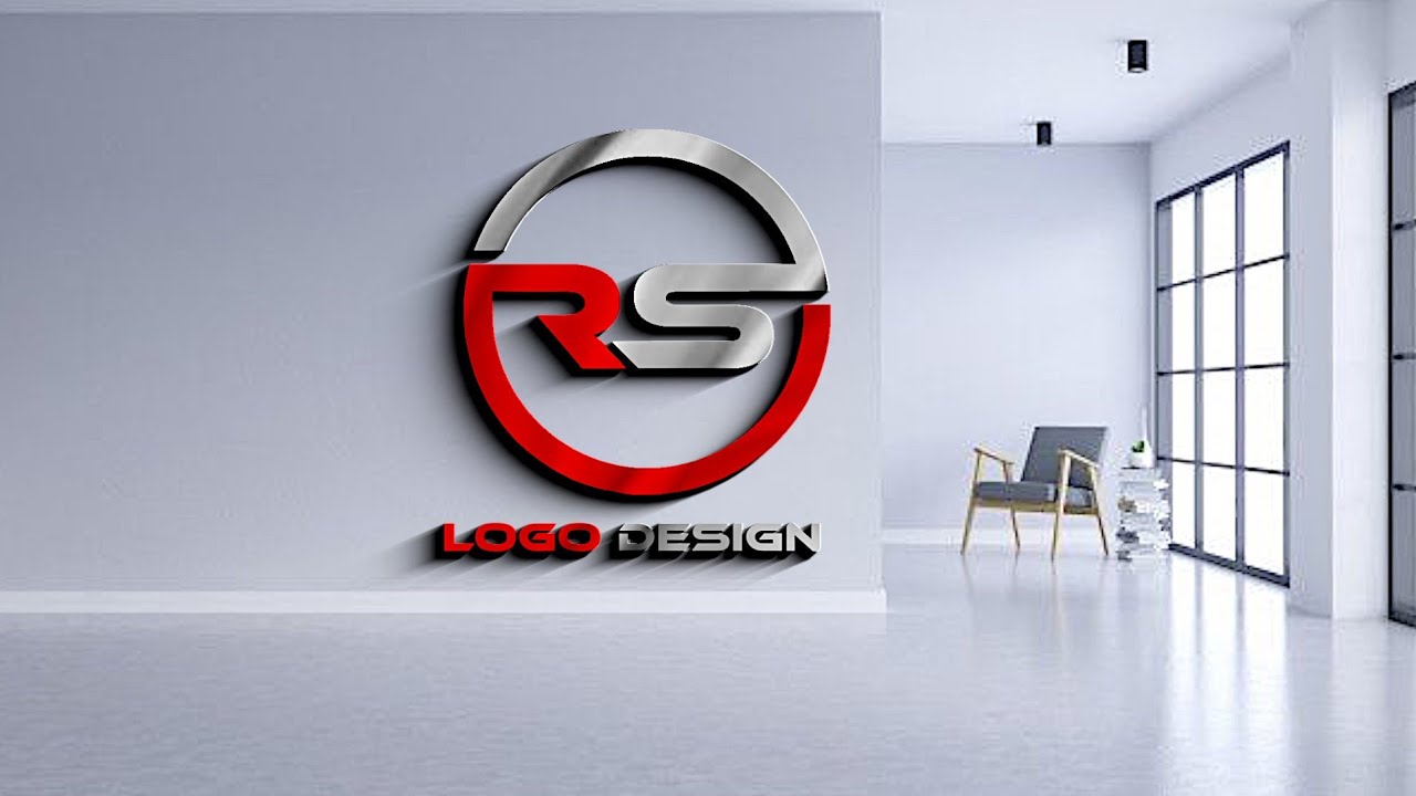 Letter R S Logo Design | Letter R S Logo Design Gimp - YouTube