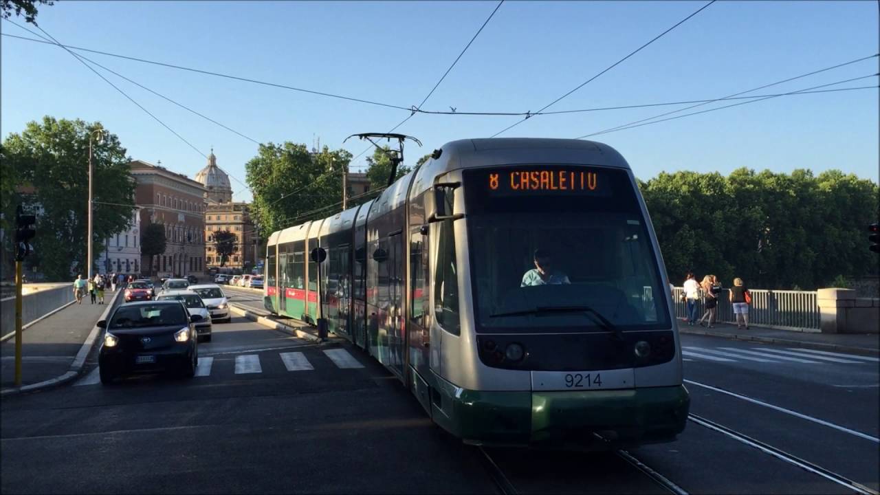 Tram Line 8 in Rome. - YouTube