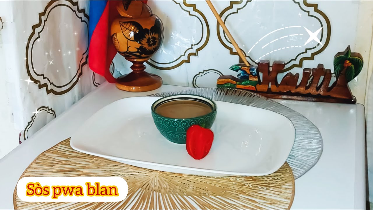 31) Resèt sòs pwa blan, sauce haricots blancs // Recette cuisine ...