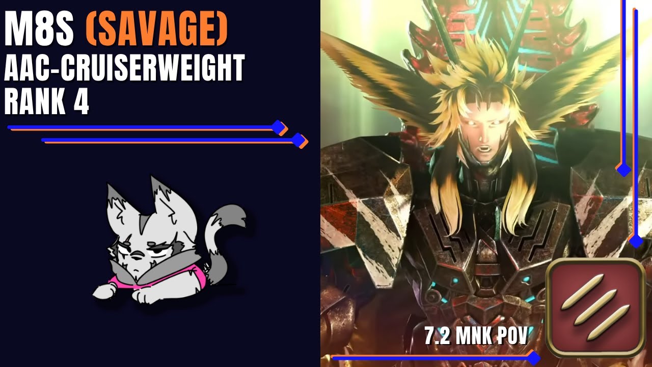 [FFXIV] M8S Howling Blade - Monk POV - 36,100.7 rDPS (Rank 4) @ 12:54 ...