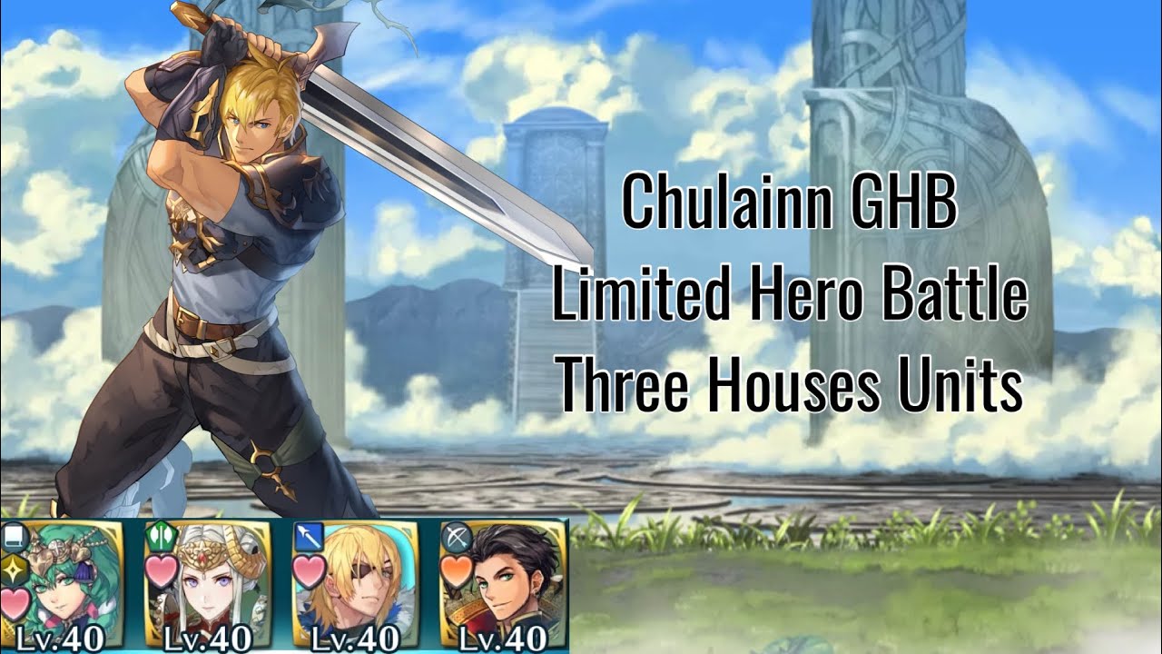Fire Emblem Heroes - Chulainn GHB Limited Hero Battle INFERNAL - Three ...