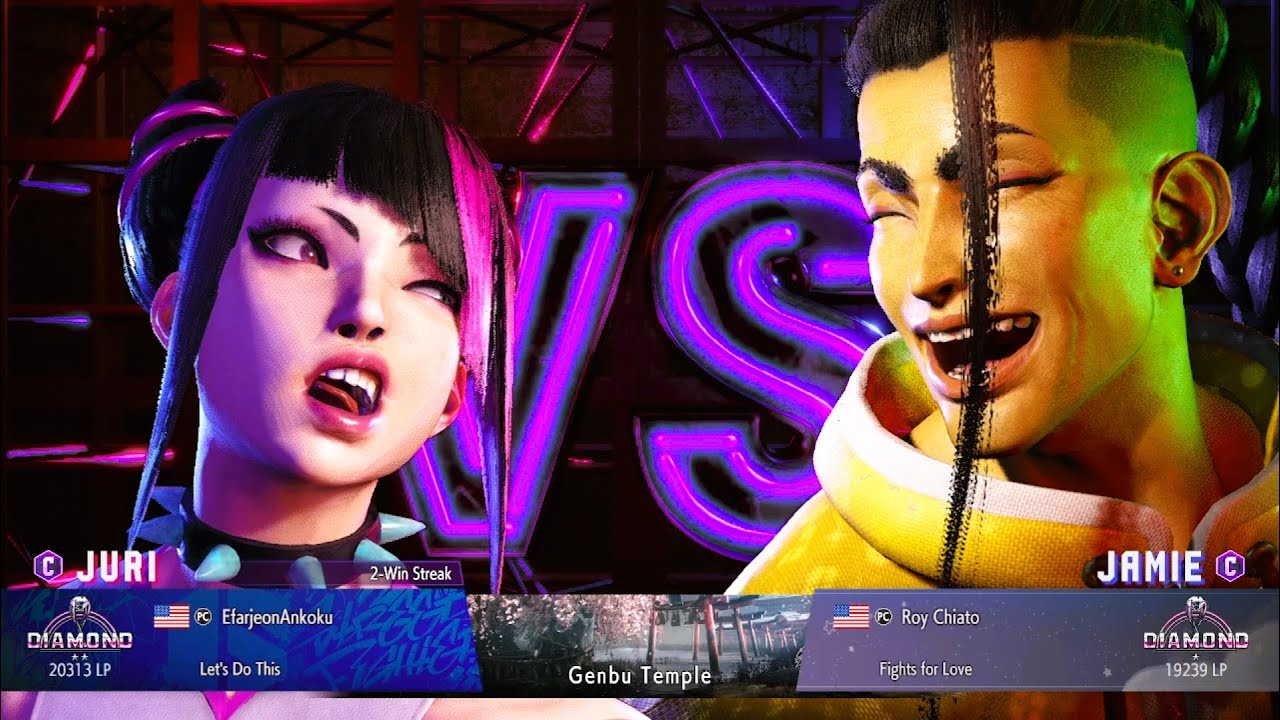 Efarjeon (Juri) vs Roy Chiato (Jamie) | SF6 Open Beta Diamond Ranked ...