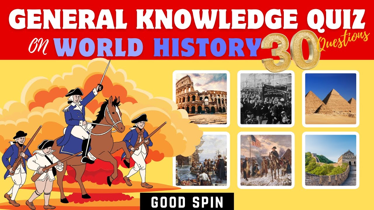 30 Famous Historical Events Quiz 🕰️ | GK on World History📜#worldhistory ...