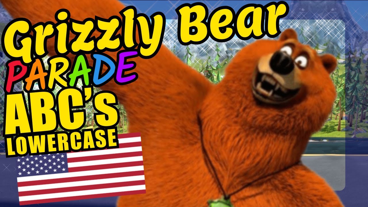 Grizzly and the Lemmings Teaching the ABC's in Lowercase Letters ...