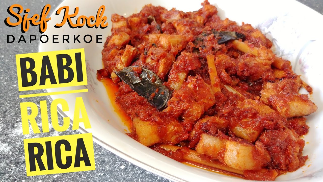 Babi Rica-Rica Maken | Babi Rica-Rica Recept | Gestoofde Varkensvlees ...