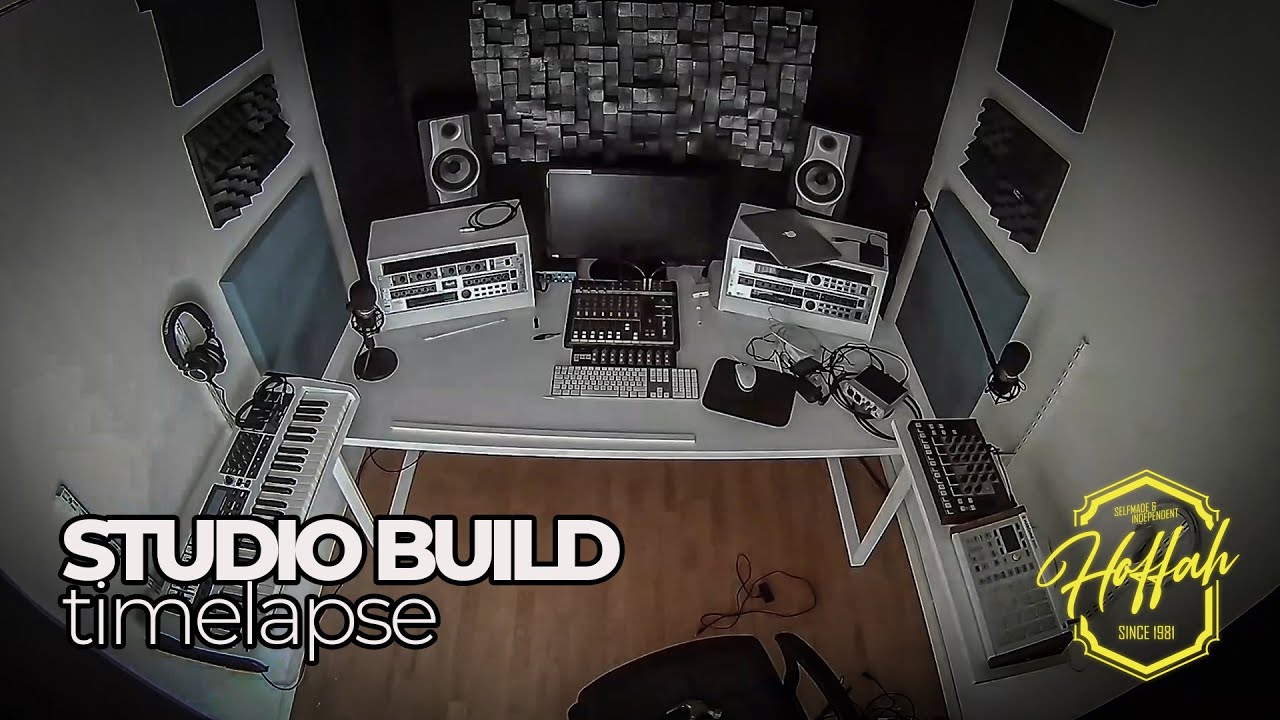 Transforming a storage room into a music production studio - Timelapse ...