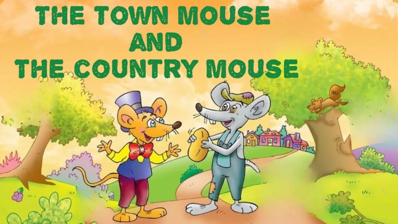 A story of Town mouse and the country mouse | flash cards and learning ...
