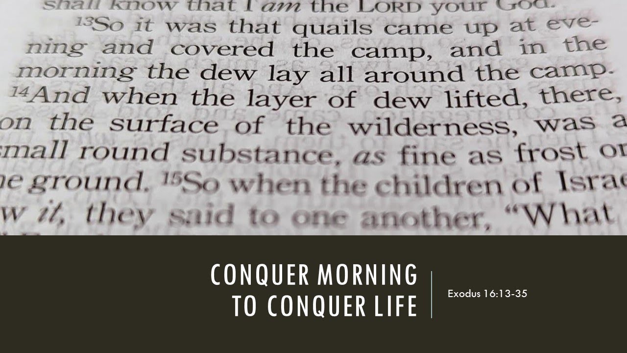 Conquer Morning to Conquer Life - June 18, 2023 - YouTube