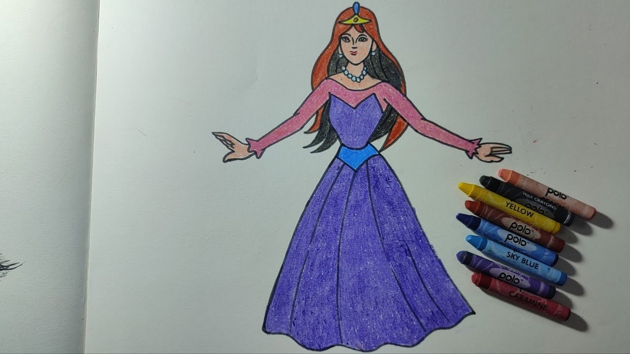 Princess Cinderella Easy step by Step drawing || Disney Princess ...