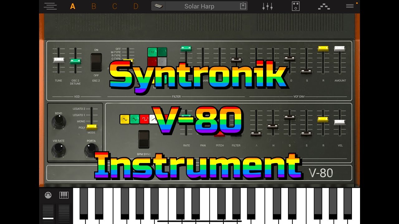 Syntronik - The V-80 Instrument - Let's Check it Out - YouTube