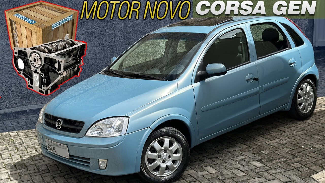 CHEGOU UM NOVO MOTOR ZERO NA CAIXA PARA O CORSA GEN, VAMOS CONCLUIR O ...