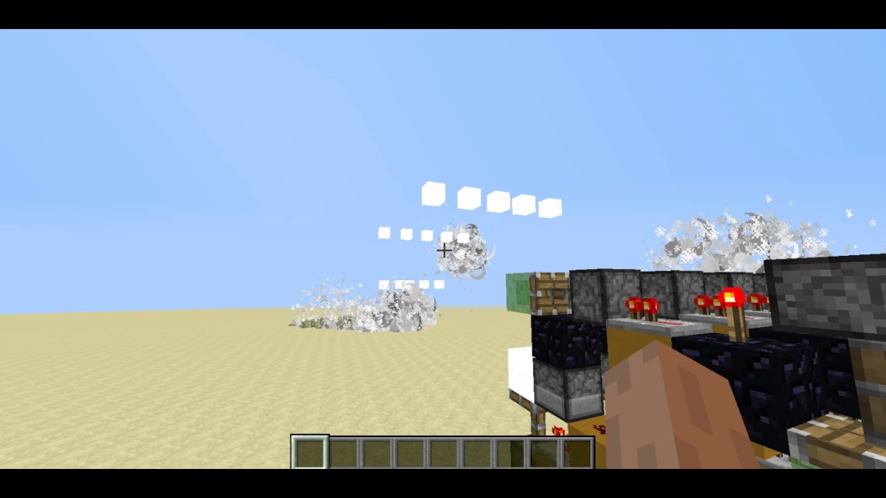 Minecraft showcase Slime Block TNT cannon 4X - YouTube