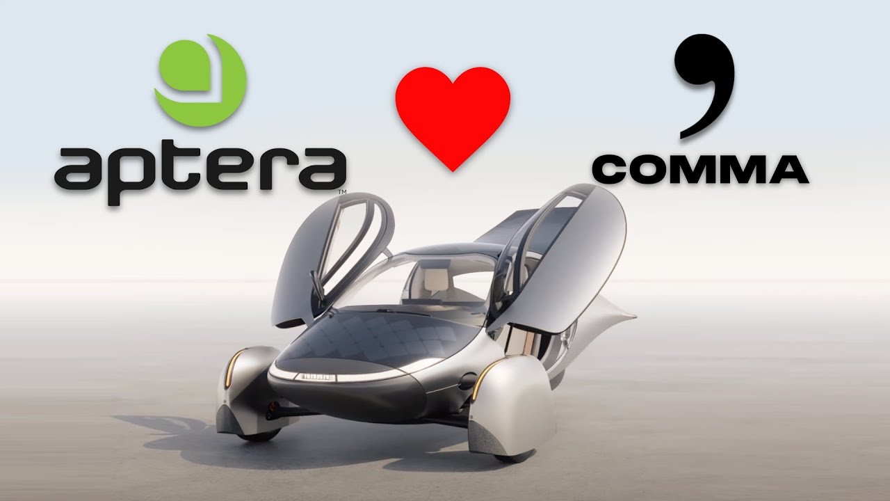 Is Aptera partnering with Comma.ai for Level 2 self driving? - YouTube