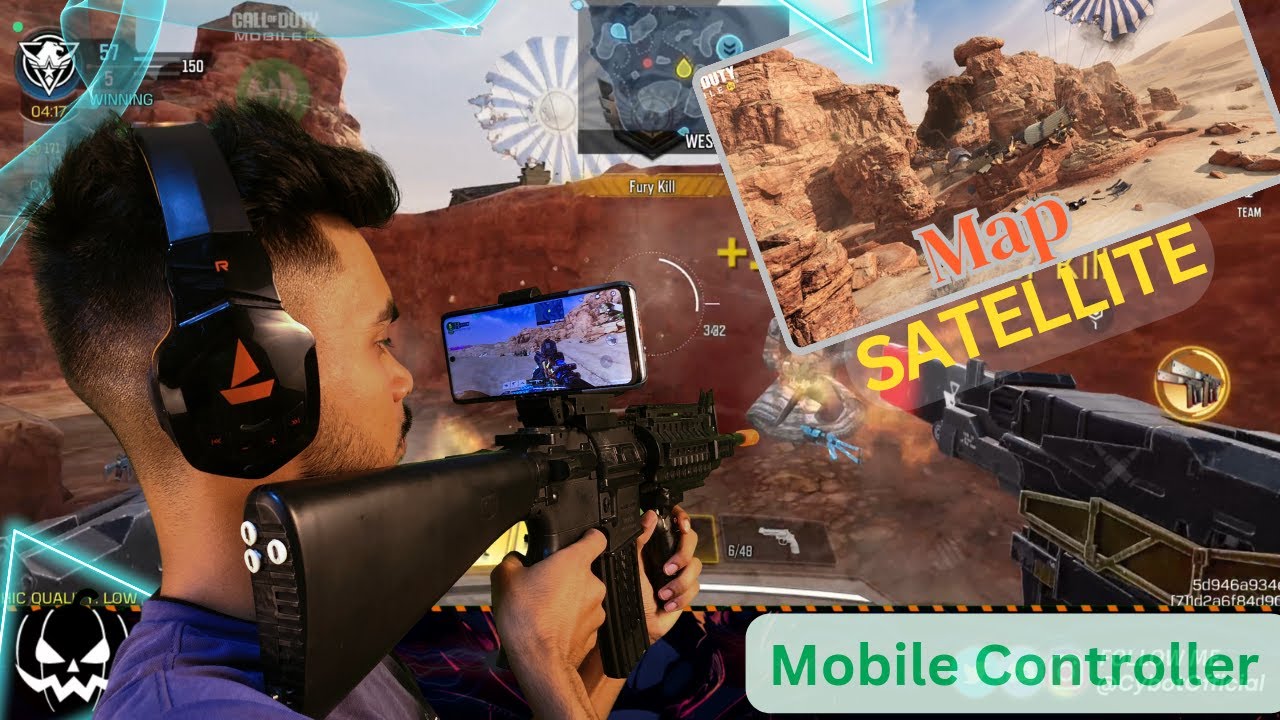COD mobile gun controller gameplay - YouTube