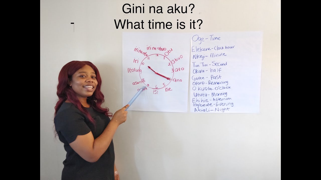 Learning Igbo Language How To Tell The Time In Igbo Igbo Class Part 4 learning-igbo-language-how-to-tell-the-time-in-igbo-igbo-class-part-4
